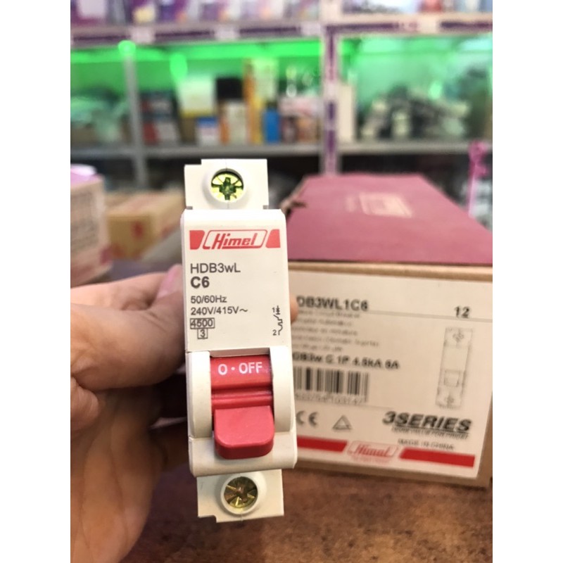 Jual MCB 6A 1PHASE HIMEL MCB 1 PHASE 6 A | Shopee Indonesia