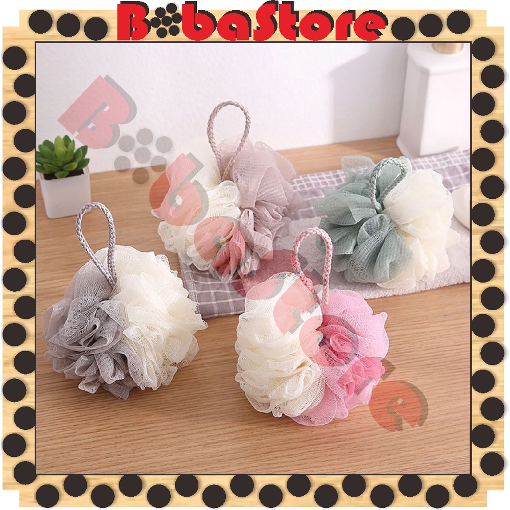 Jual ⭐Bobastore⭐ Spons Mandi Jaring / Shower Puff / Sponge Sikat Badan ...