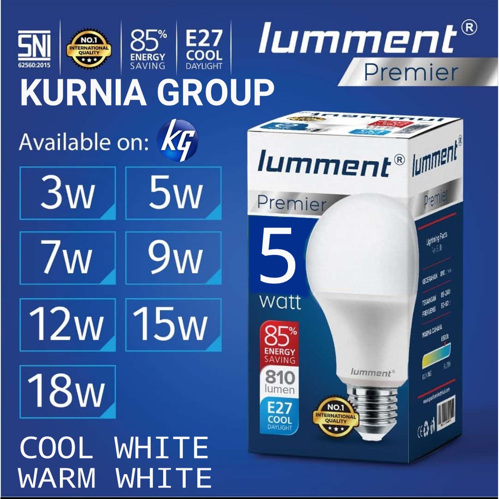 Jual Lumment Lampu Led Warm White 5 Watt Sinar Kuning Super Terang 5W ...