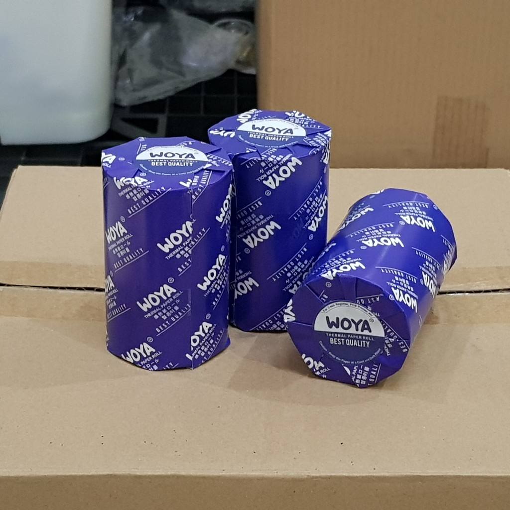 Jual WOYA Kertas Print Kasir Struk Paper Roll Termal Thermal POS ...