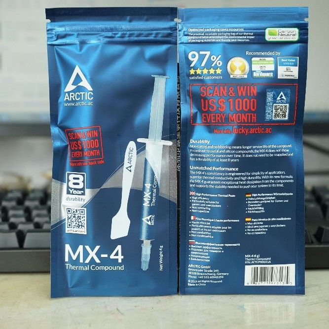 Jual ARCTIC Thermal Paste Grease CPU Cooler Cooling Fan VGA Compound ...