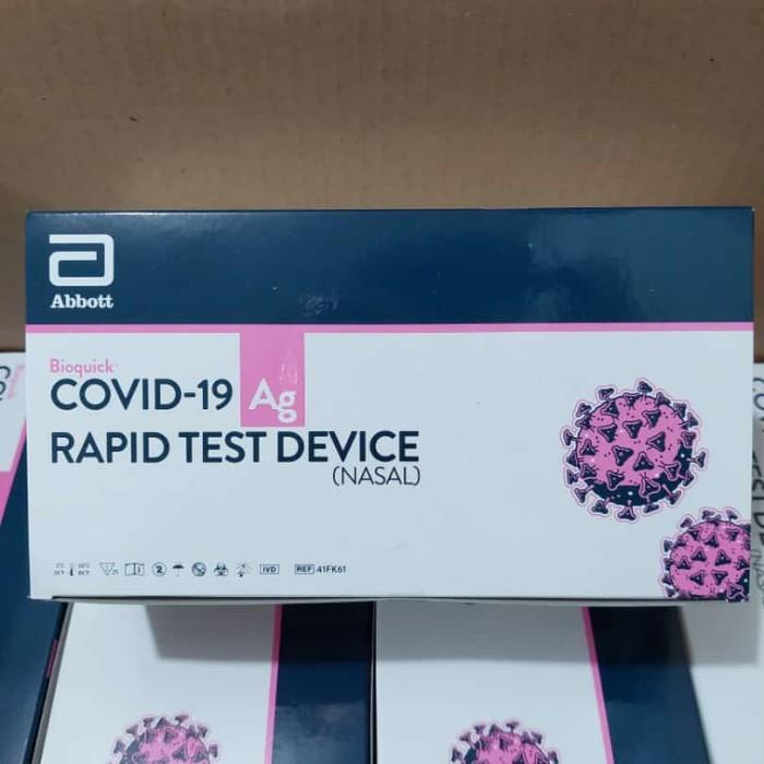 Jual Antigen Abbot Bioquick Antigen Nasal 1 Box Isi 25 Pcs | Shopee ...