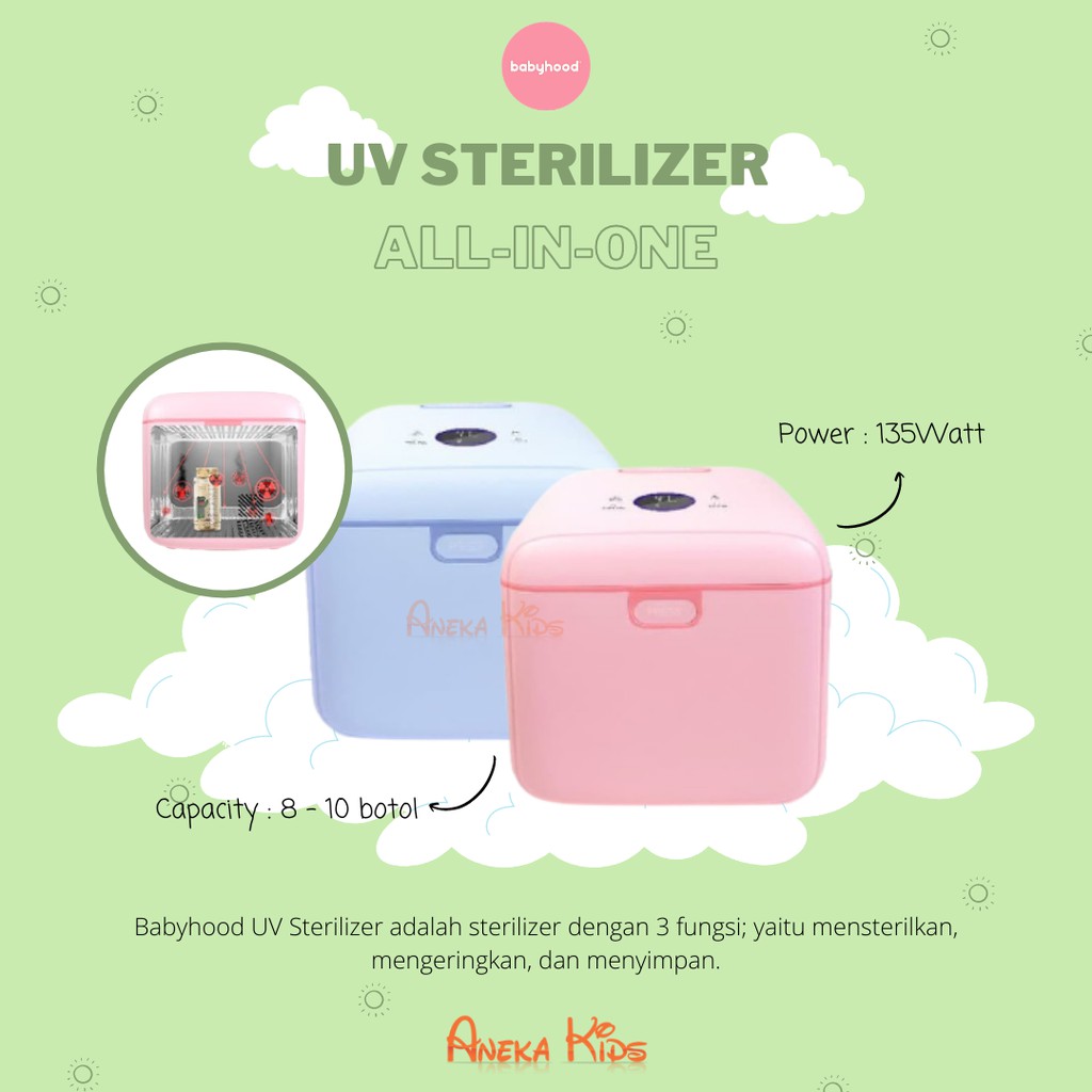 Jual Babyhood uv sterilizer disinfectant | Shopee Indonesia