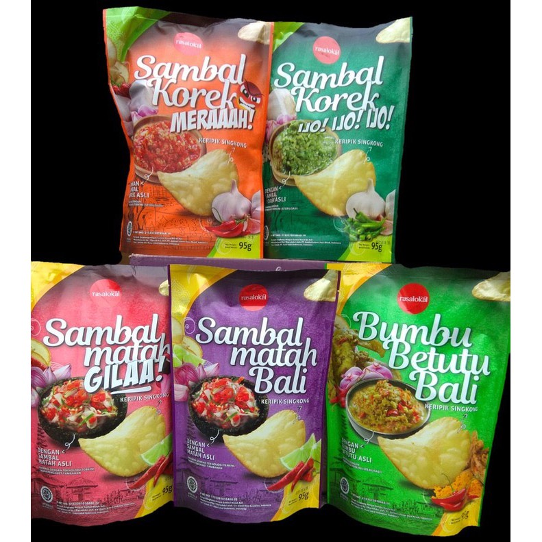 Jual Kripik Singkong RASA LOKAL Khas Bali 5 varian rasa ~ kp871 ...