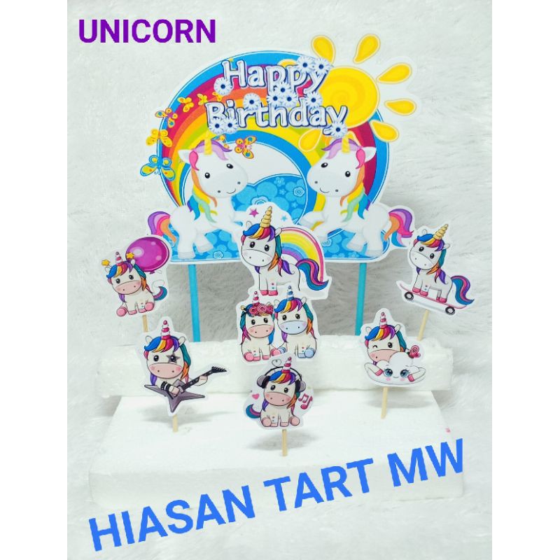 Jual Topper Cake Ulang Tahun Karakter Perempuan / Hiasan Kue Tart ...