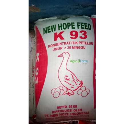 Jual Pakan K 93 New Hope Konsentrat Itik Petelur Protein 38% Repack 1 Kg | Shopee Indonesia