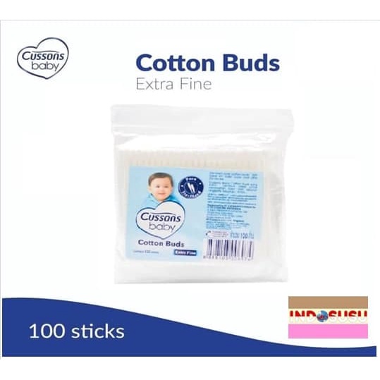 Jual Cussons Cutton Buds Extra Fine / Regular (100 sticks) | Shopee ...