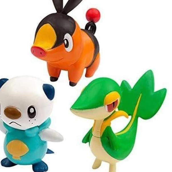 Jual [YH0437] Figure Pokemon Figure Tepig Figure Snivy Figure Oshawott ...