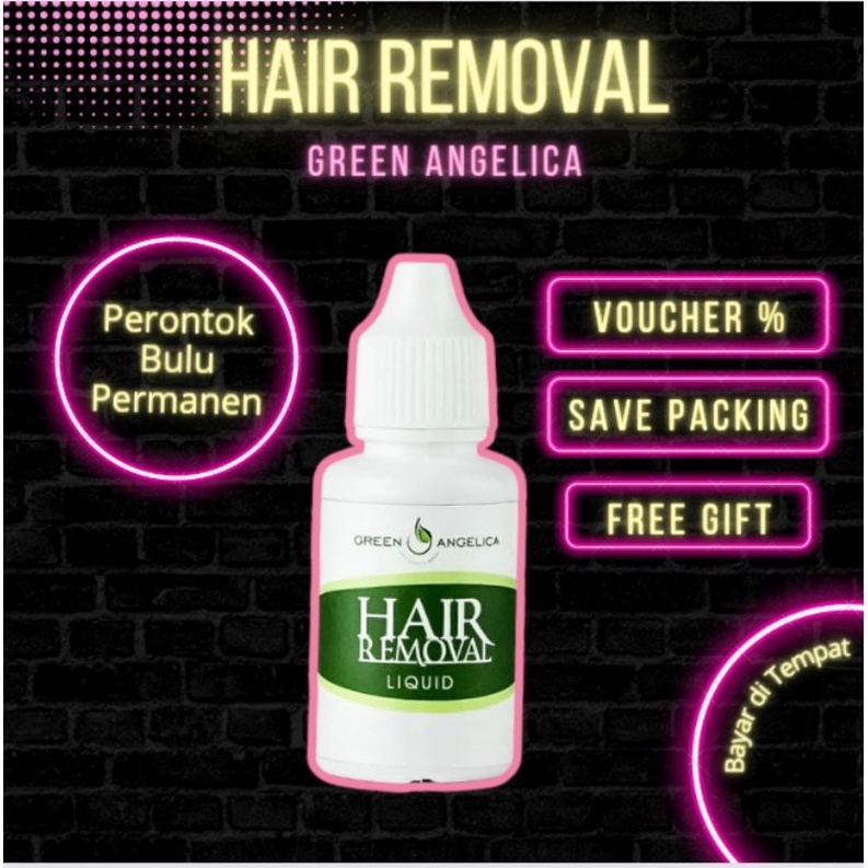 Jual Perontok Bulu Permanen Hair Removal GREEN ANGELICA Untuk Kemaluan ...