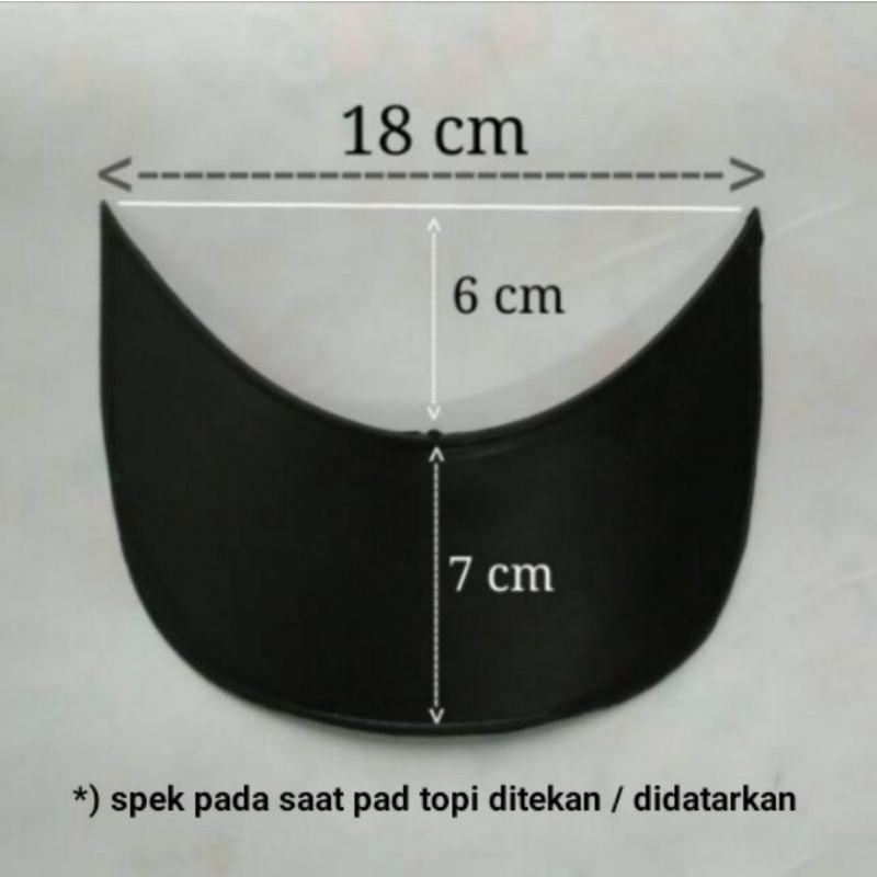 Jual Pad topi melengkung per 1 pcs | Shopee Indonesia