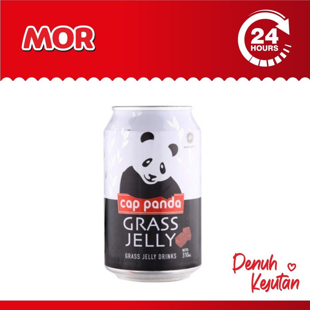 Jual CAP PANDA Grass Jelly Drink Minuman Cincau 310 ml | Shopee Indonesia