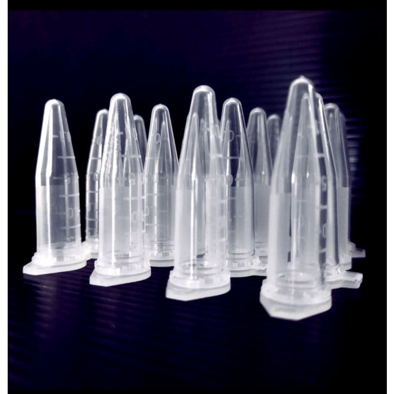 Jual Sample Cup 1,5ml Wadah Bening Microtube / PCR Tube Cup Serum ...
