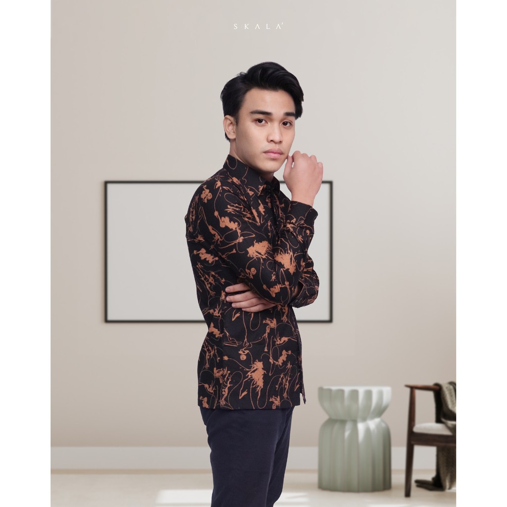 Jual Laskala Batik Premium Slimfit Bima D05A215 | Shopee Indonesia