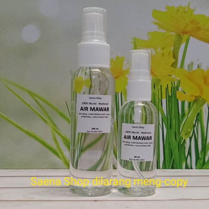 Jual MIST-FACE- 100 ML AIR MAWAR - HIDROSOL MURNI BOTOL SPRAY -FACE ...