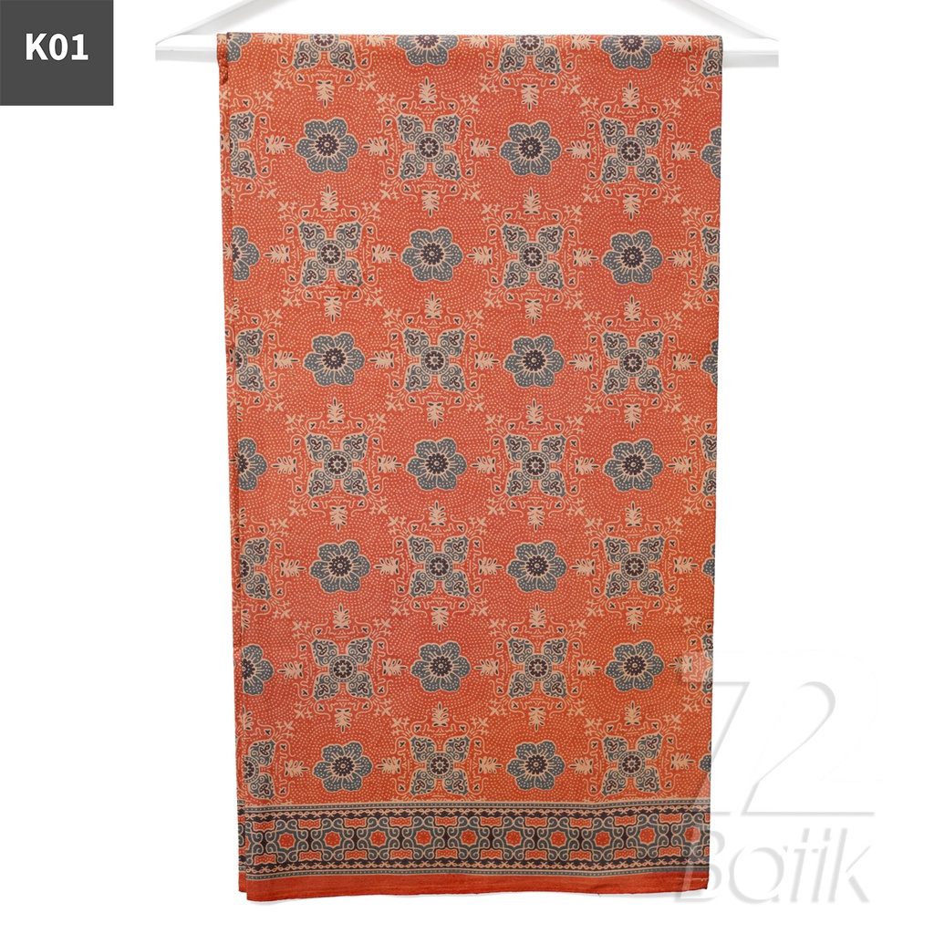 Jual KAIN BATIK PREMIUM Bahan Katun Motif Kembang Nitik Warna Cream ...