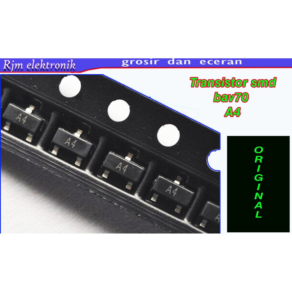 Jual transistor smd bav70 A4 | Shopee Indonesia