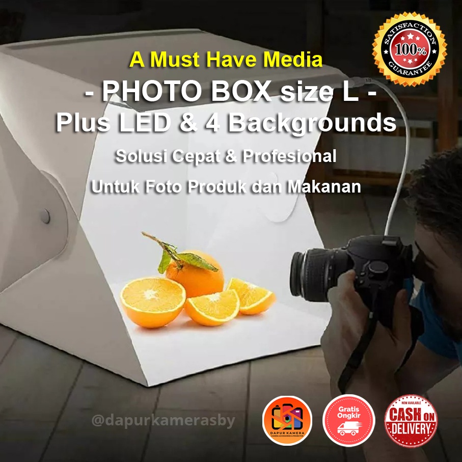 Jual Photo Box / Box Foto Produk / Photo Studio Mini / Kotak Foto ...