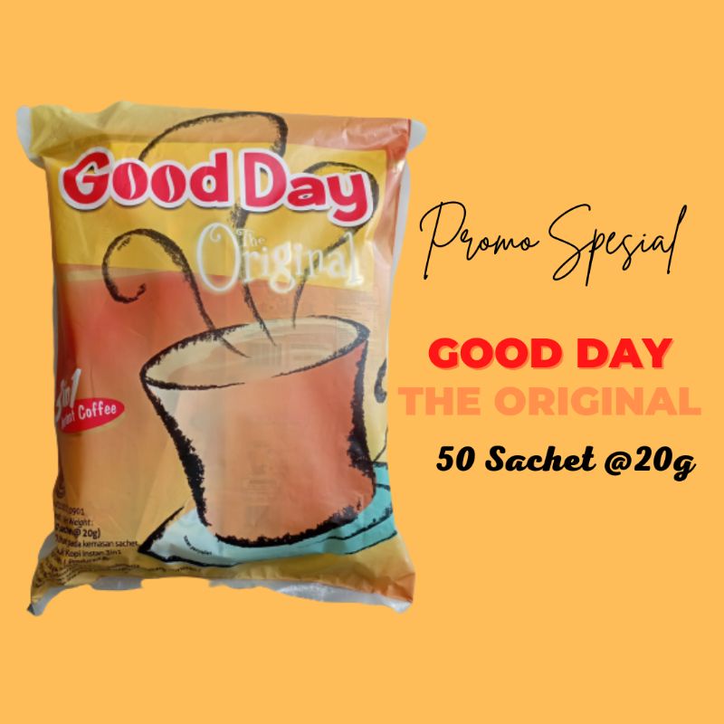 Jual Good Day The Original 1 Pack 50 Sachet @20g | Shopee Indonesia