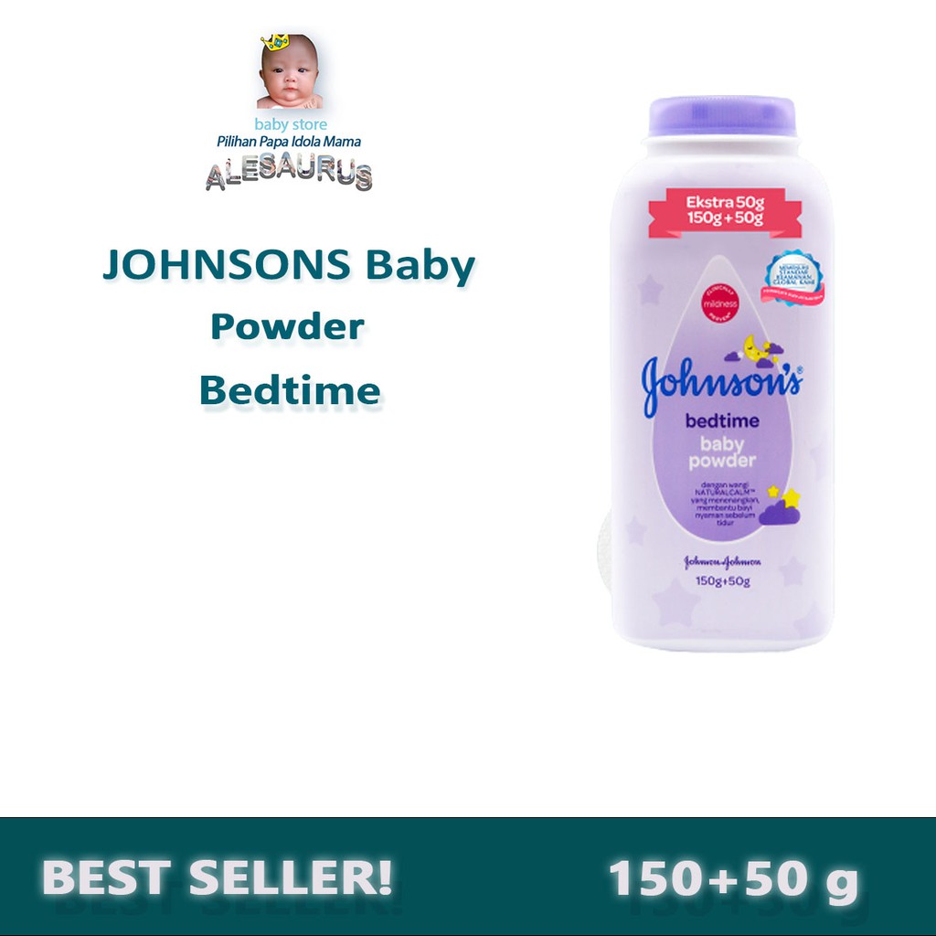 Jual Johnson's Baby Powder Bedtime Extra Fill 150 gr + 50 gr | Shopee ...