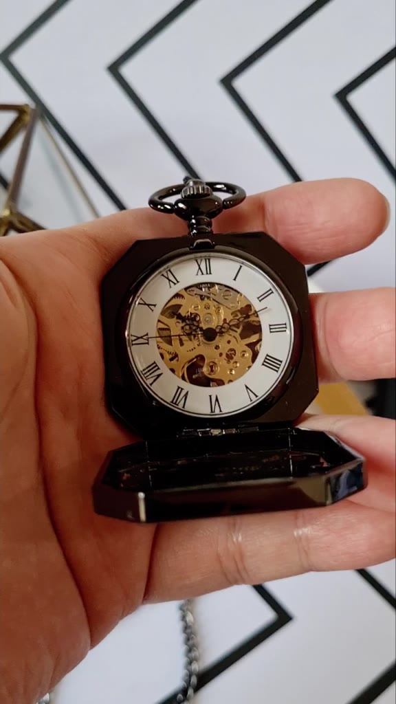 Jual POCKET WATCH Emperor Jam Saku Kantong Half Hunter Automatic ...