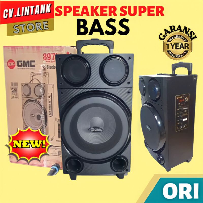 Jual Speaker Meeting Speker Portable Spiker Bluetooth GMC 897-L ...