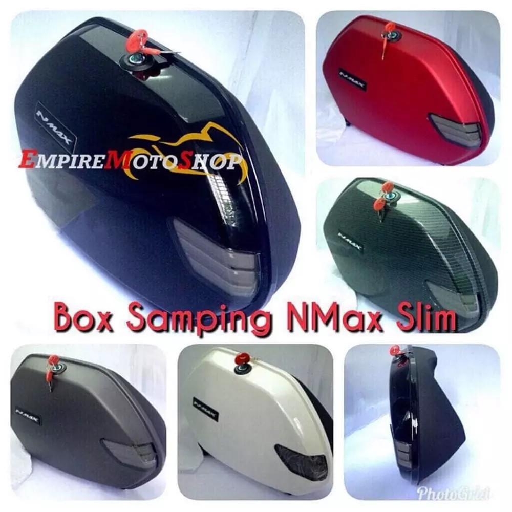 Jual Box Samping Yamaha Nmax With LED Side Box | Shopee Indonesia