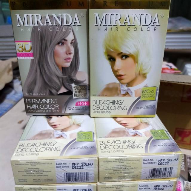 Jual Miranda bleaching / miranda ash blonde /miranda hair color ...