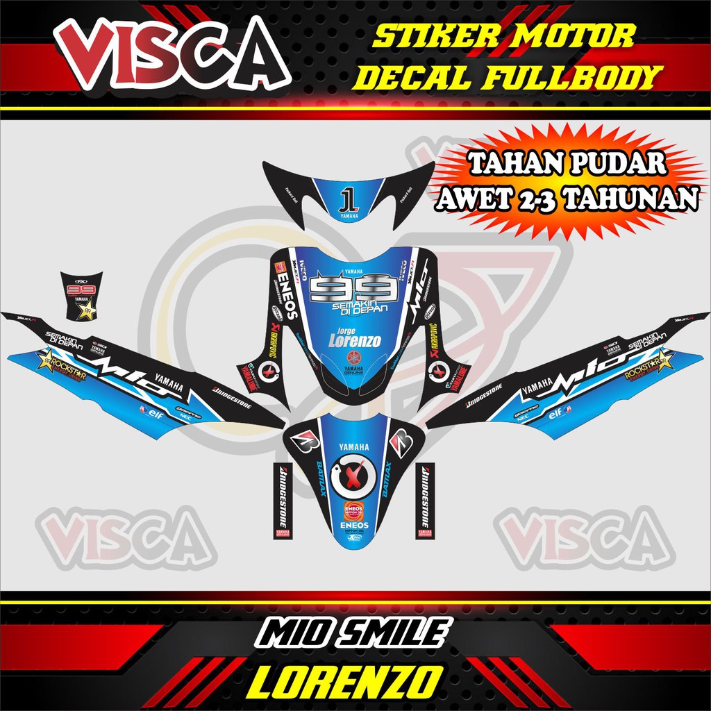 Jual decal YAMAHA MIO decal YAMAHA MIO decal YAMAHA MIO full body mio ...