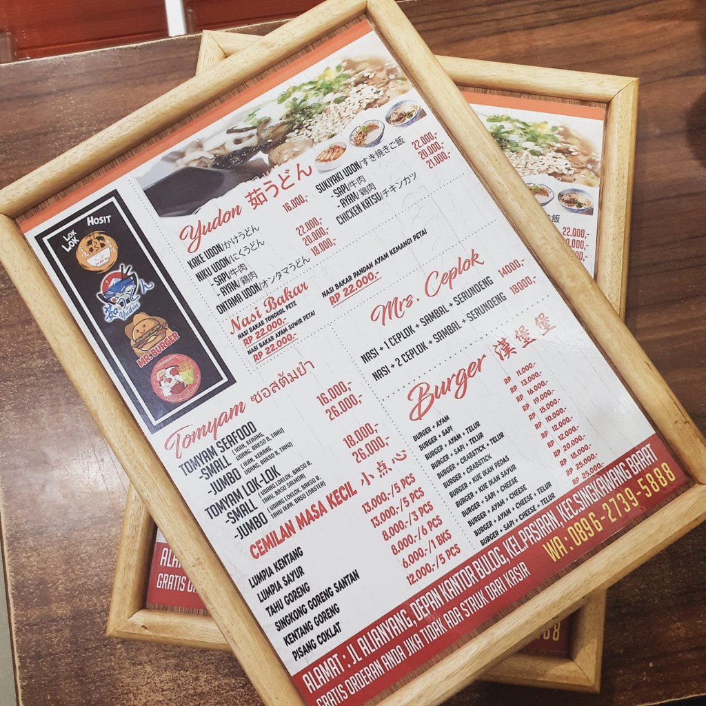 Jual Menu makanan rumah makan custom/request design(free design ...