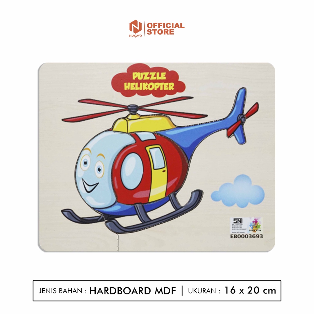 Jual Puzzle Edukasi Anak / Puzzle Kayu / Mainan anak Seri Transportasi ...