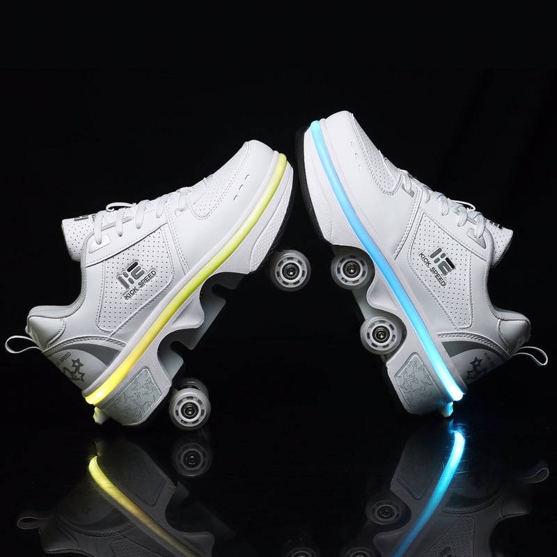 Jual Kick Roller Shoes - Kick Speed Led - Sepatu Roda Deformasi Led ...