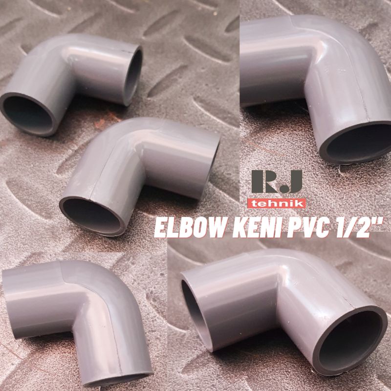 Jual Keni Elbow PVC Plastik 1/2 inch Knee Sambungan L Pipa | Shopee ...