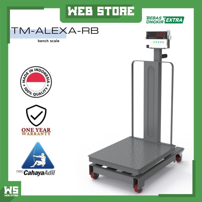 Jual Timbangan Duduk 600kg ALEXA Cahaya Adil Digital Scale Timbangan ...