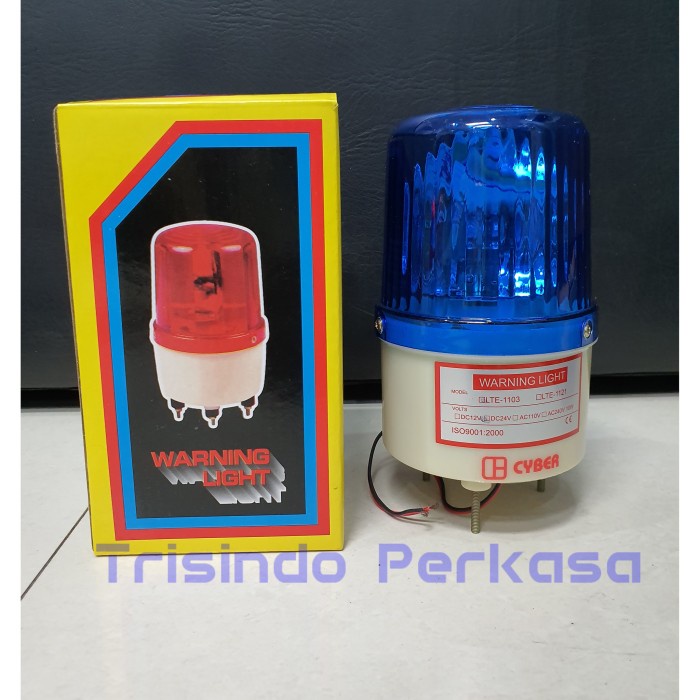 Jual Rotary Lamp / Warning Light Lte 1103 3" Dc 24V - Biru | Shopee ...