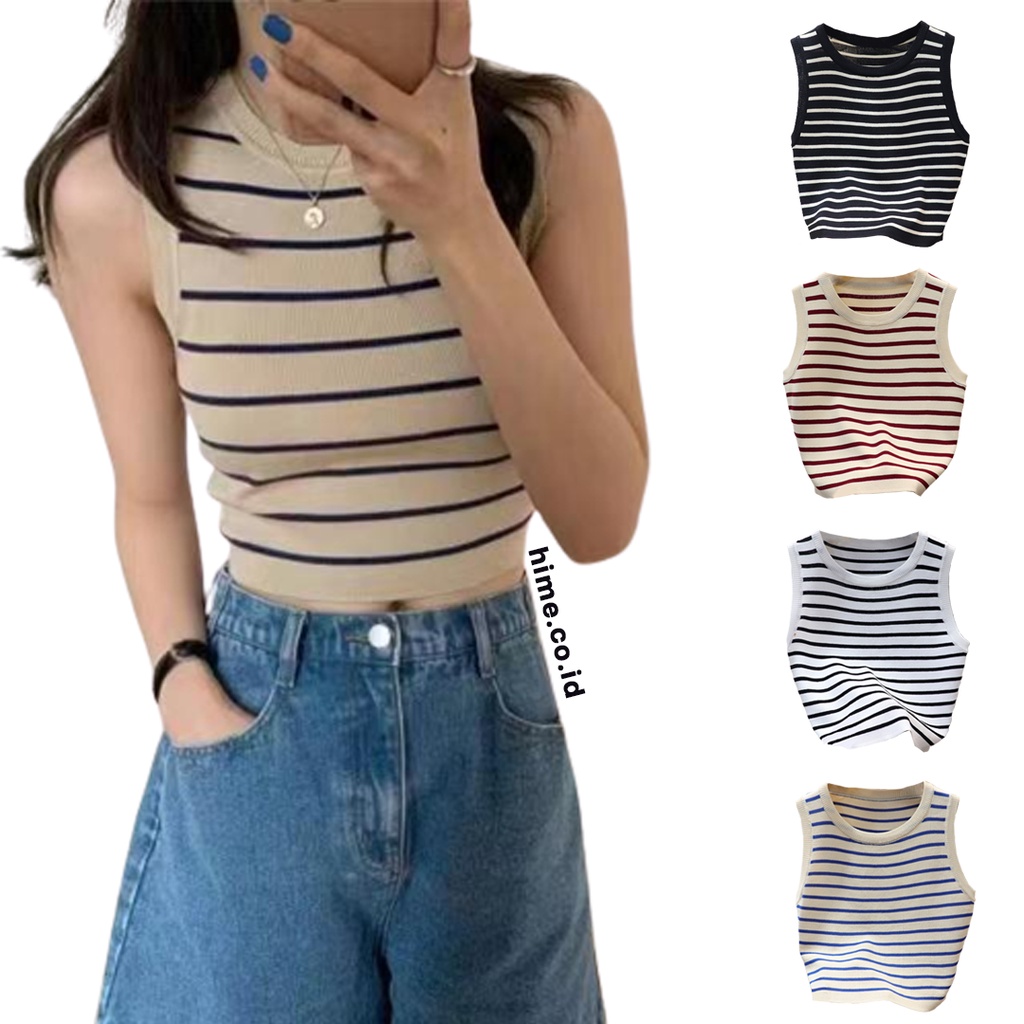 Jual TANKTOP RAJUT / INNER TOP WANITA KOREAN | Shopee Indonesia