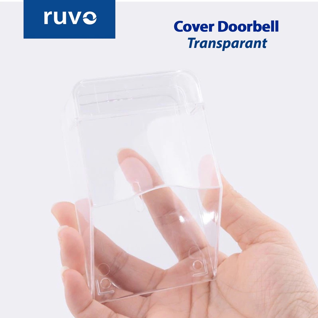 Jual Ruvo Cover Bel Rumah Tombol Button Acrylic Rain Cover Pelindung ...