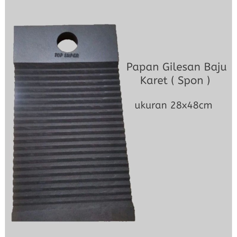 Jual PAPAN GILESAN CUCI BAJU/PAPAN GILESAN KARET (SPON)/28x48cm ...