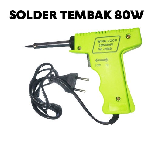 Jual PAKET Solder Tembak Pistol Soldering Gun Listrik 25w - 80w 2 Mode ...