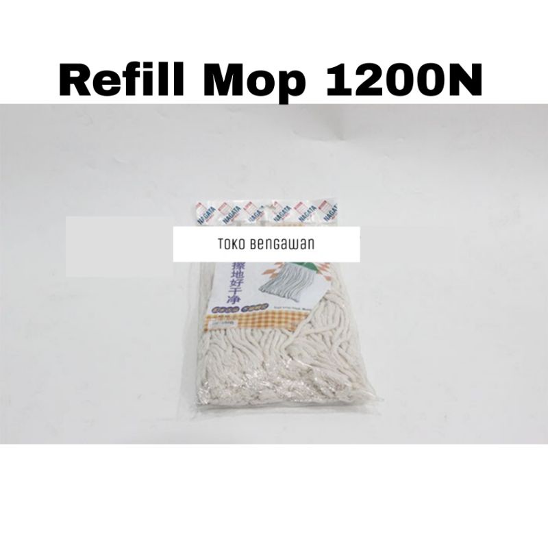 Jual NAGATA Refill Mop Pel Kain Sumbu Putih Seri 1200N/1500N/1800N ...