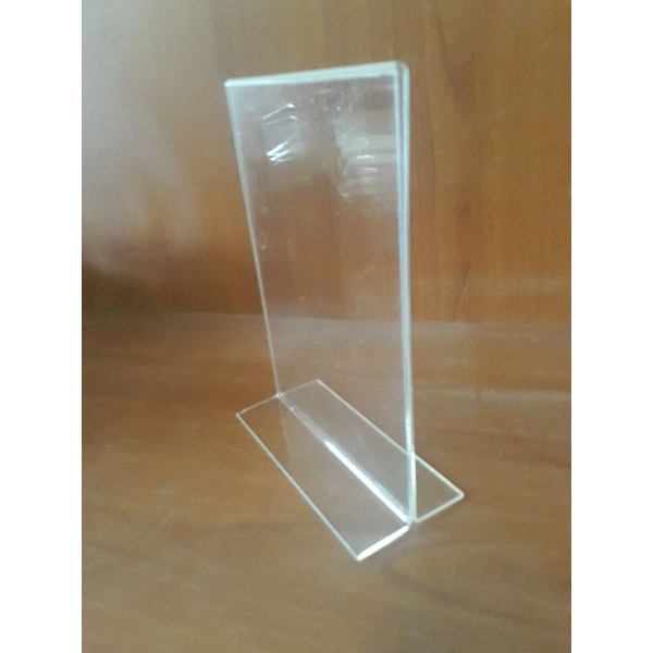 Jual akrilik stand A5 dua sisi vertical/potret | Shopee Indonesia