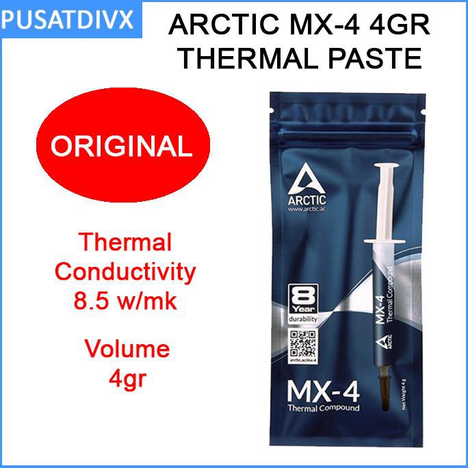 Jual Arctic MX-4 4gr Thermal Paste MX4 MX 4 Pasta Artict Laptop VGA CPU ...