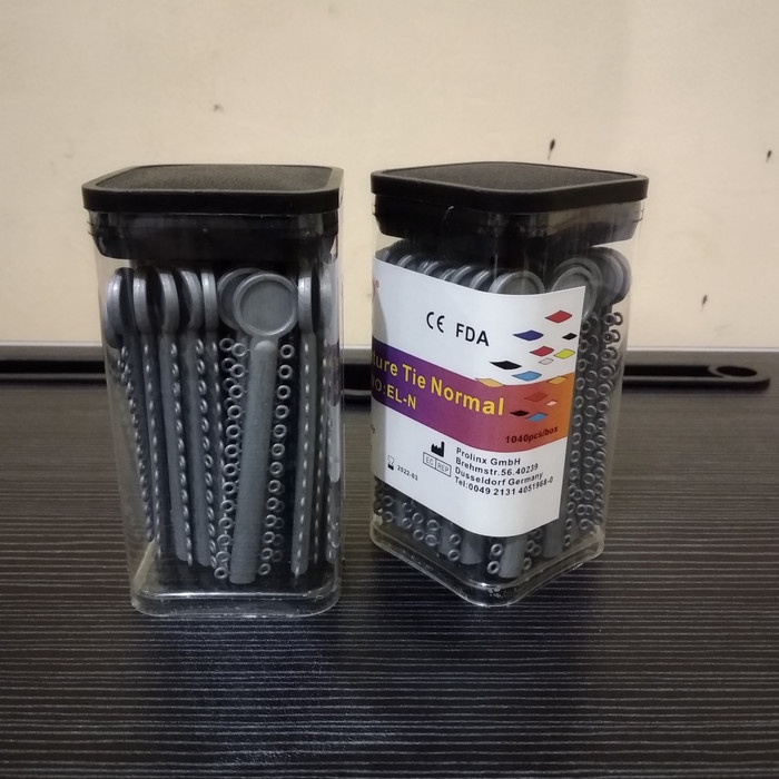 Jual behel- karet behel gigi silver isi 40 stick power o ligature ...