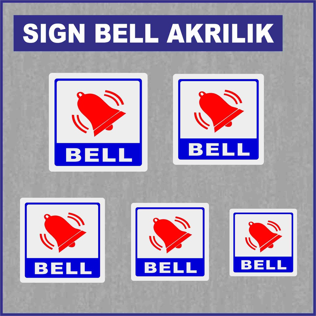 Jual Akrilik Papan Tanda Pencet Bell Rumah Warung | Shopee Indonesia