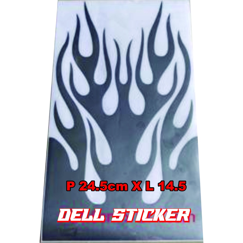 Jual Stiker Spakbor Lidah Api NINJA CB150R BEAT VARIO MIO VEGA SCOOPY ...