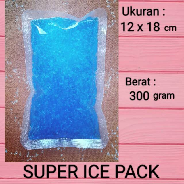Jual ice pack blue 200-300gram 12x18cm FREEZER ice pack terbaik murah ...