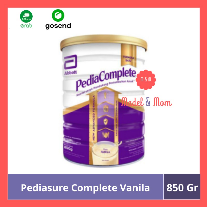 Jual Pediasure Complete / Pediacomplete Vanila 800 Gr | Shopee Indonesia
