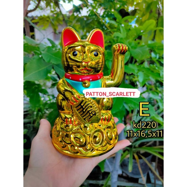 Jual KUCING MANEKI KUCING MANEKI NEKO KUCING HOKI LUCKY CAT PATUNG ...