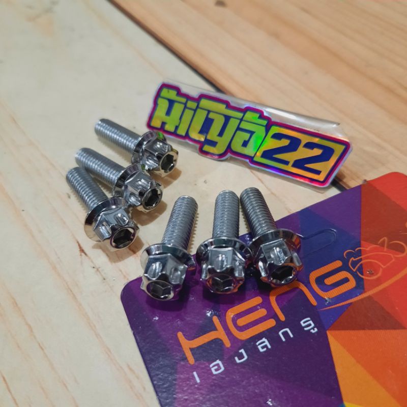 Jual baut intake manifold kawasaki ninja R RR zx victor KRR KR stainless 2 kunci original heng ...