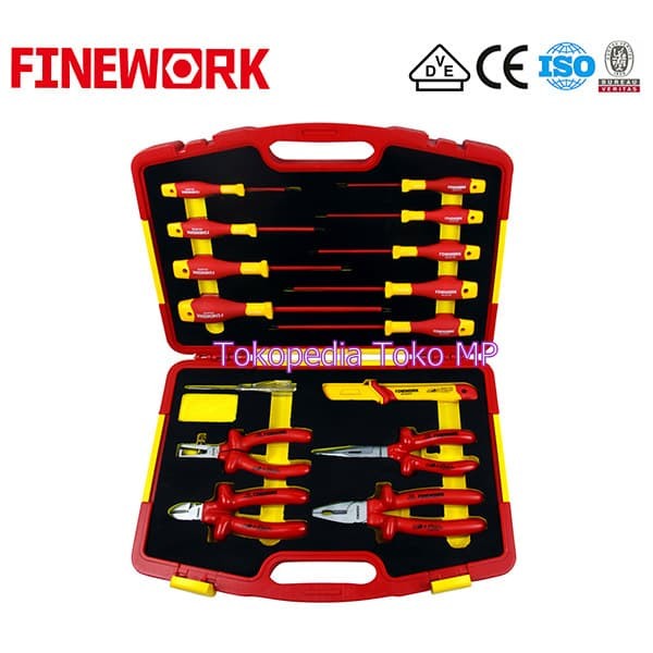 Jual TOOL FINEWORK-15PCS Insulated Tool Set 99LB001 | Shopee Indonesia