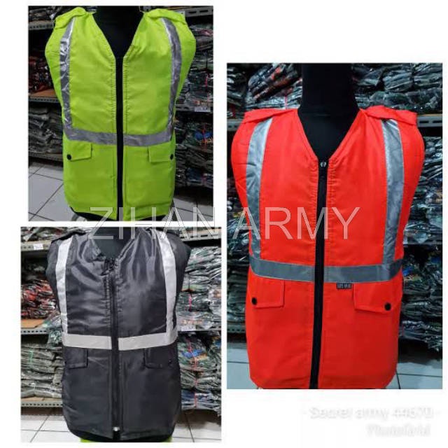Jual ZIHAN ARMY - Rompi Parasit / Parasut - Rompi Safety - Rompi Proyek ...